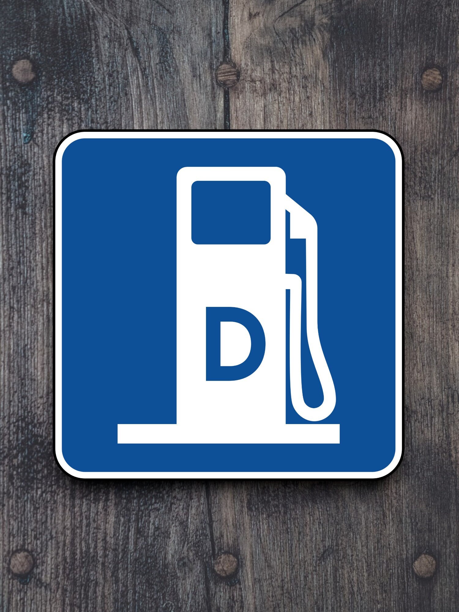 Diesel Fuel Road Sign Stickers, Traffic Sticker, Road Sign Decoration ...