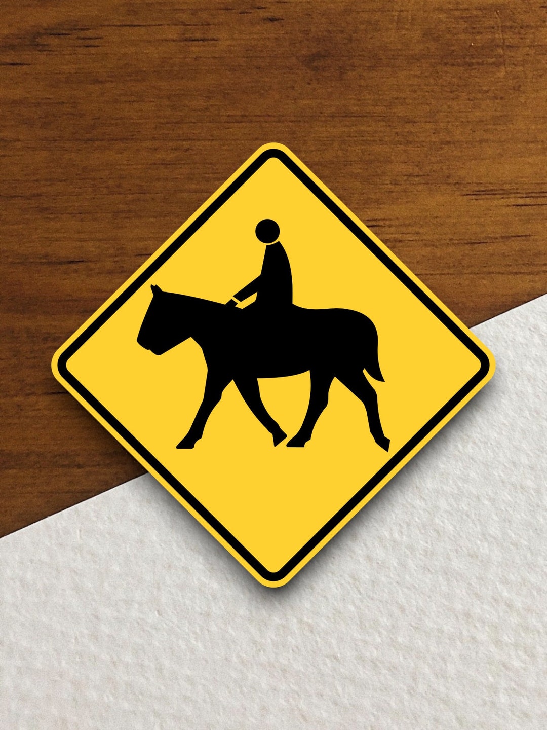 Traffic Signequestrian Road Sign Stickers, Room Décor Traffic Sticker ...