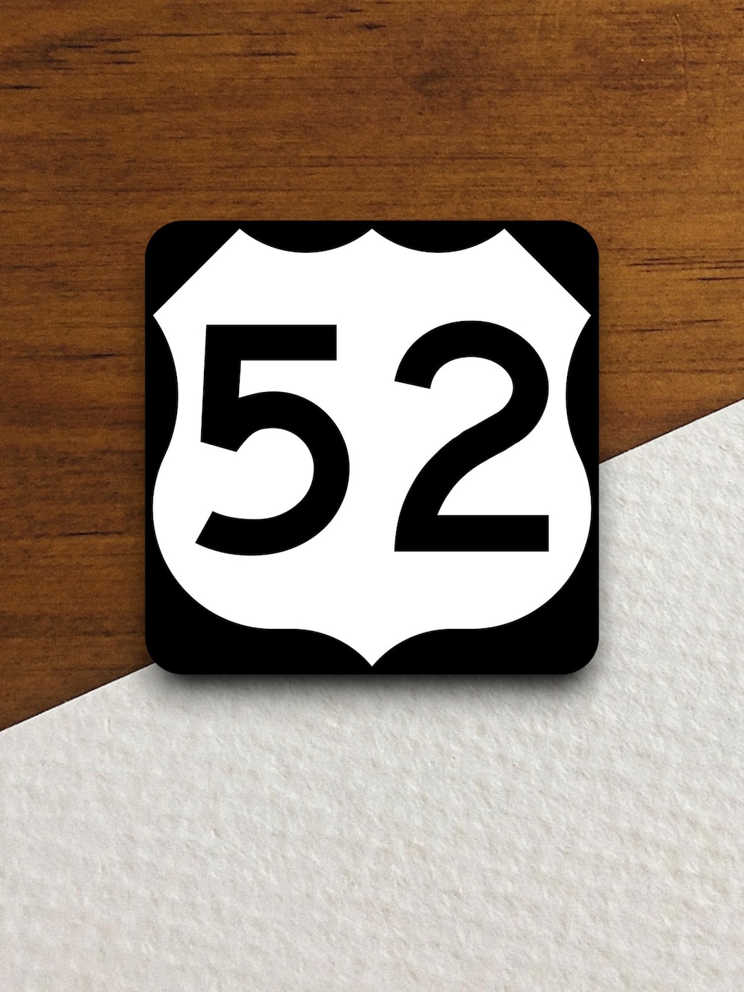 United States Route 52 Sticker Road Sign Sticker Travel - Etsy