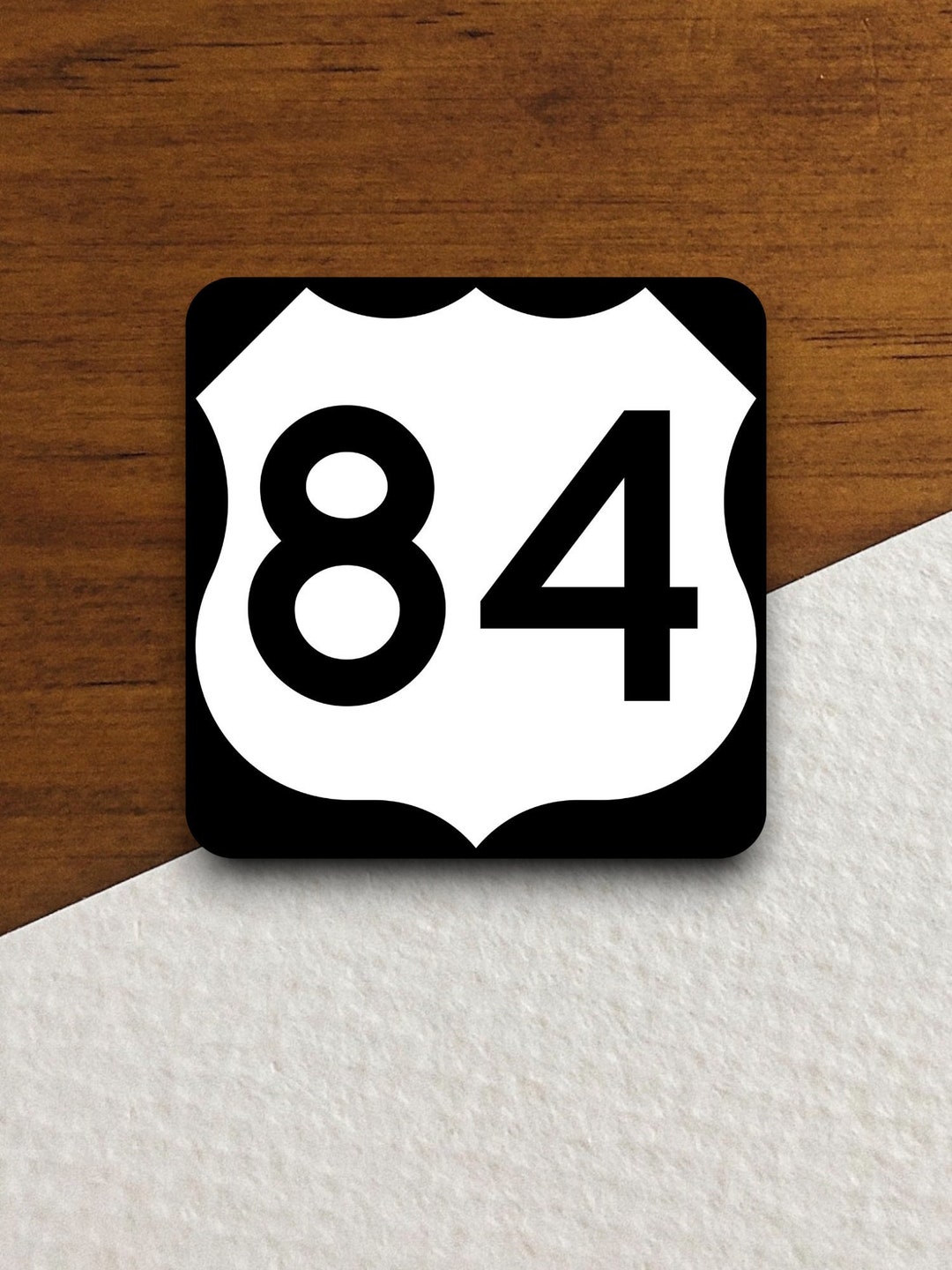 United States Route 84 Road Sign Sticker, Road Trip Sticker, Highway ...