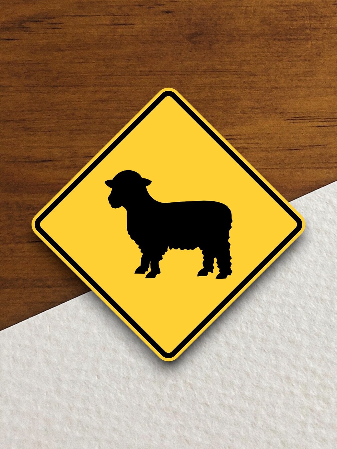 Traffic Sign Sheep Road Sign Sticker for Room Decor - Etsy