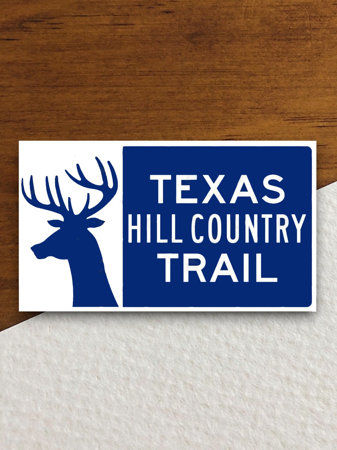 Texas Hill Country Trail Road Sign Stickers Traffic Sticker, Road Sign ...