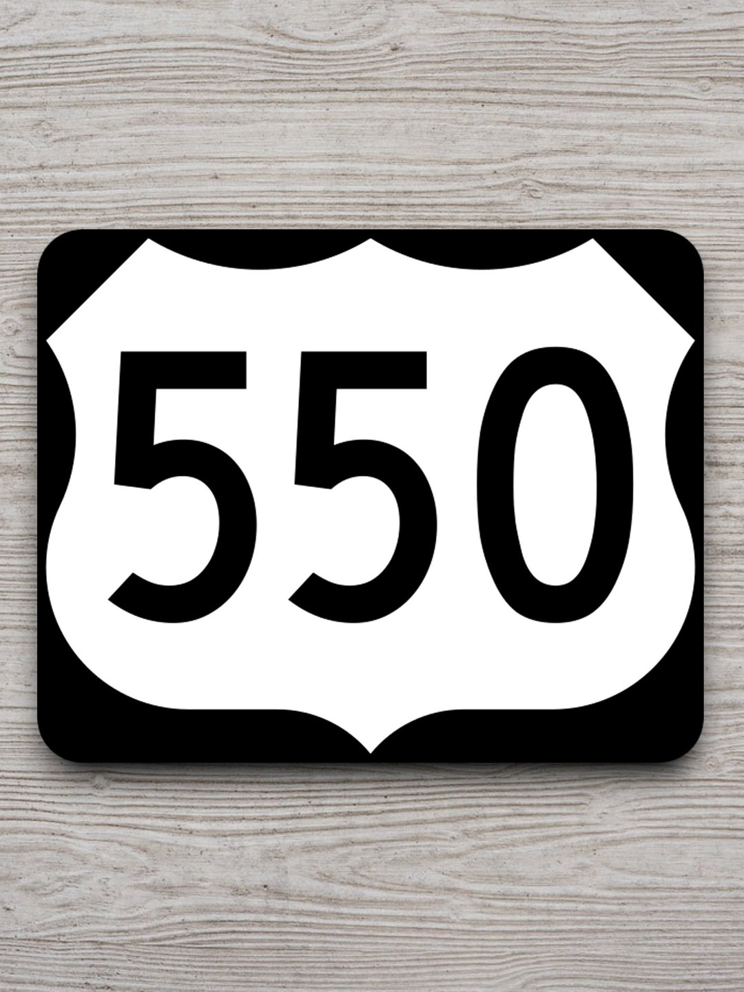 United States U.S. Route 550 Road Sign Sticker, Road Trip Sticker ...