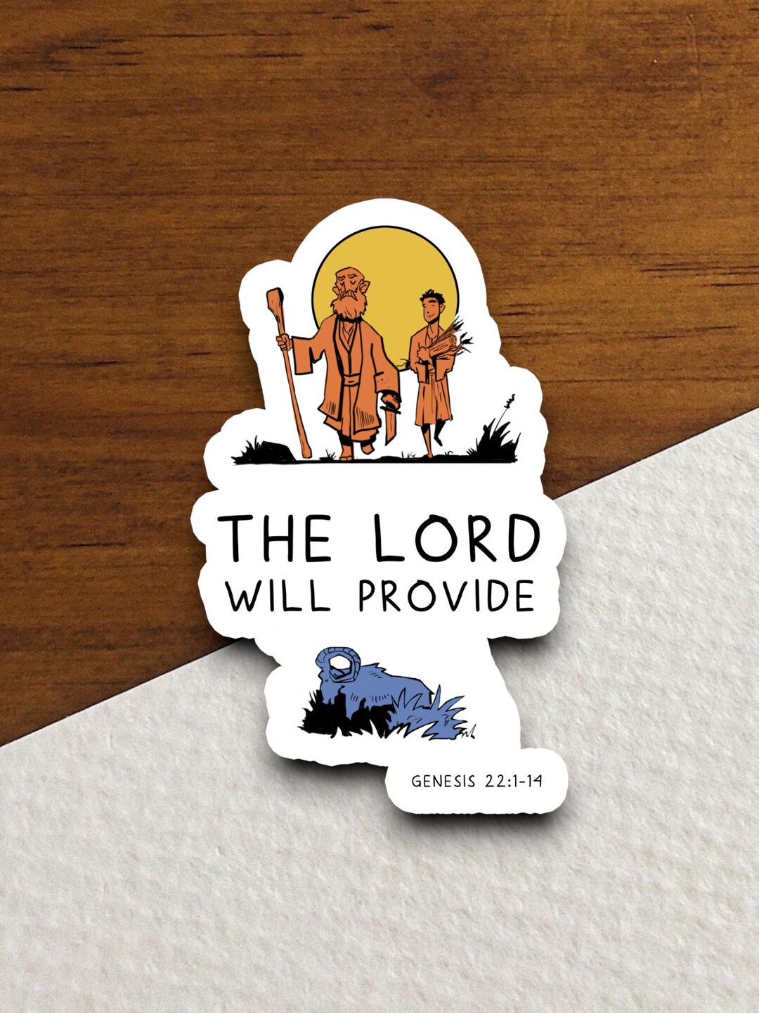 The Lord Will Provide Sticker, Religious Sticker, Faith Sticker ...