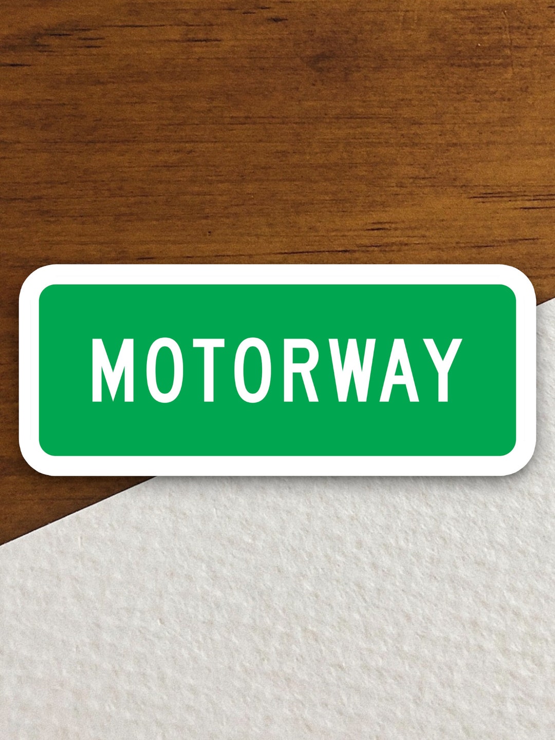 Motorway Sticker, Road Sign Sticker, Travel Sticker, Road Sticker, Sign ...