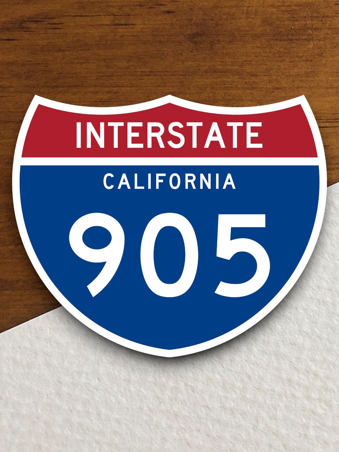Interstate Route 905 California Sticker, California Sticker, Interstate ...