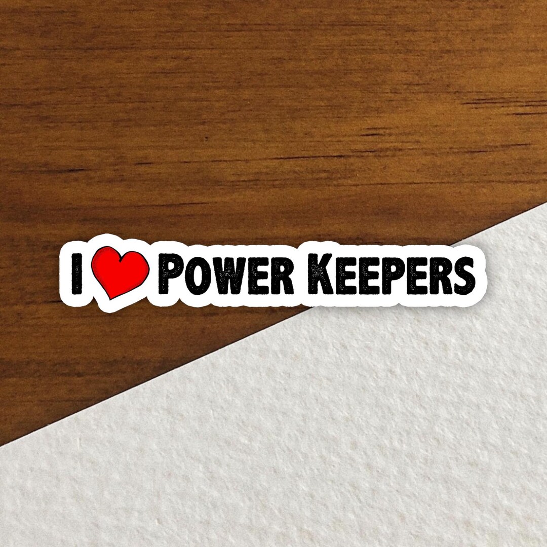I Love Power Keepers Sticker, Pokémon Sticker, Heart Sticker, Love ...