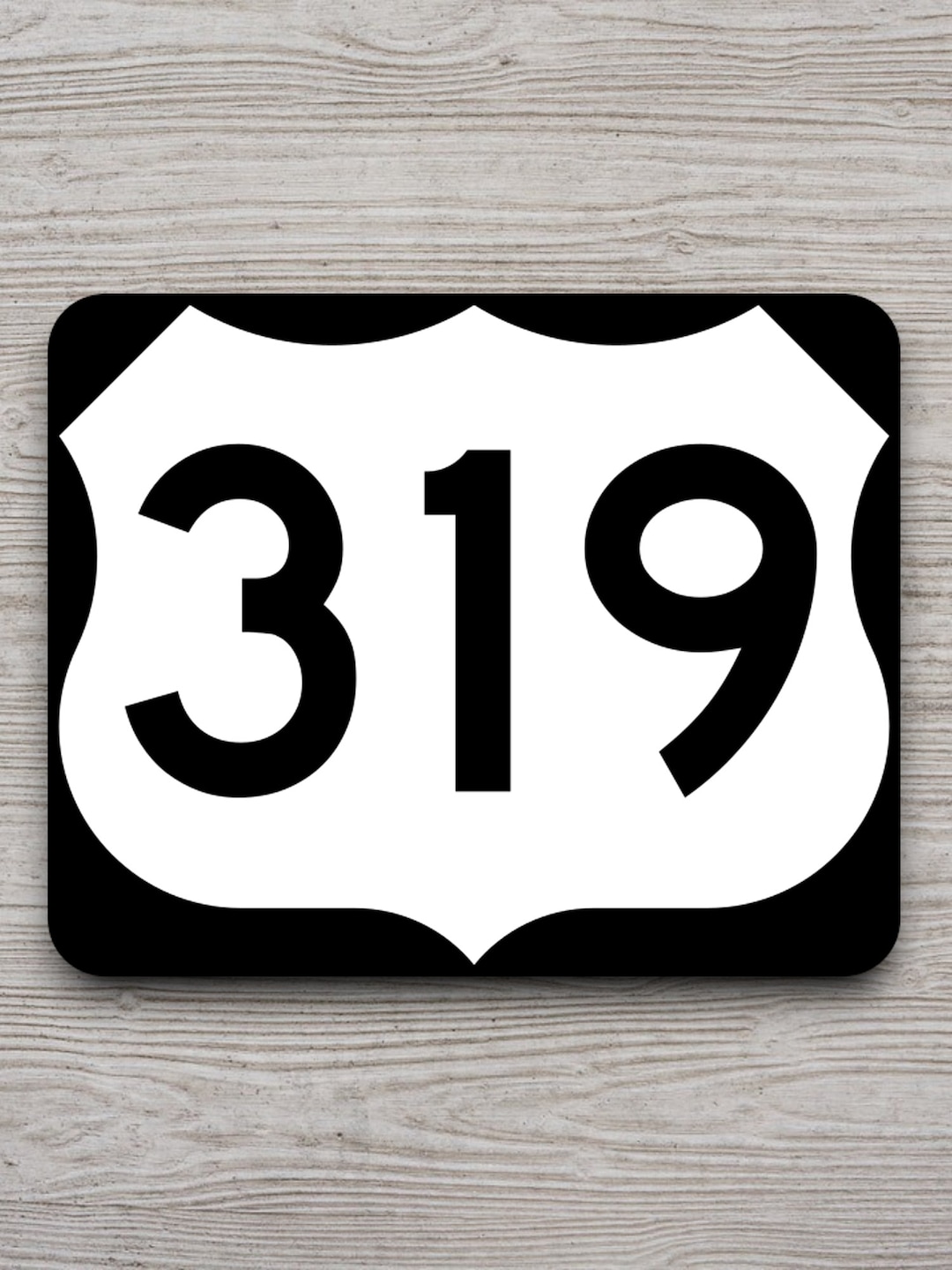 United States U.S. Route 319 Road Sign Sticker, Road Trip Sticker ...