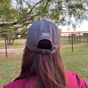 Three Holy Hearts JMJ Catholic Adjustable Hat Men and Women, Unisex - Etsy