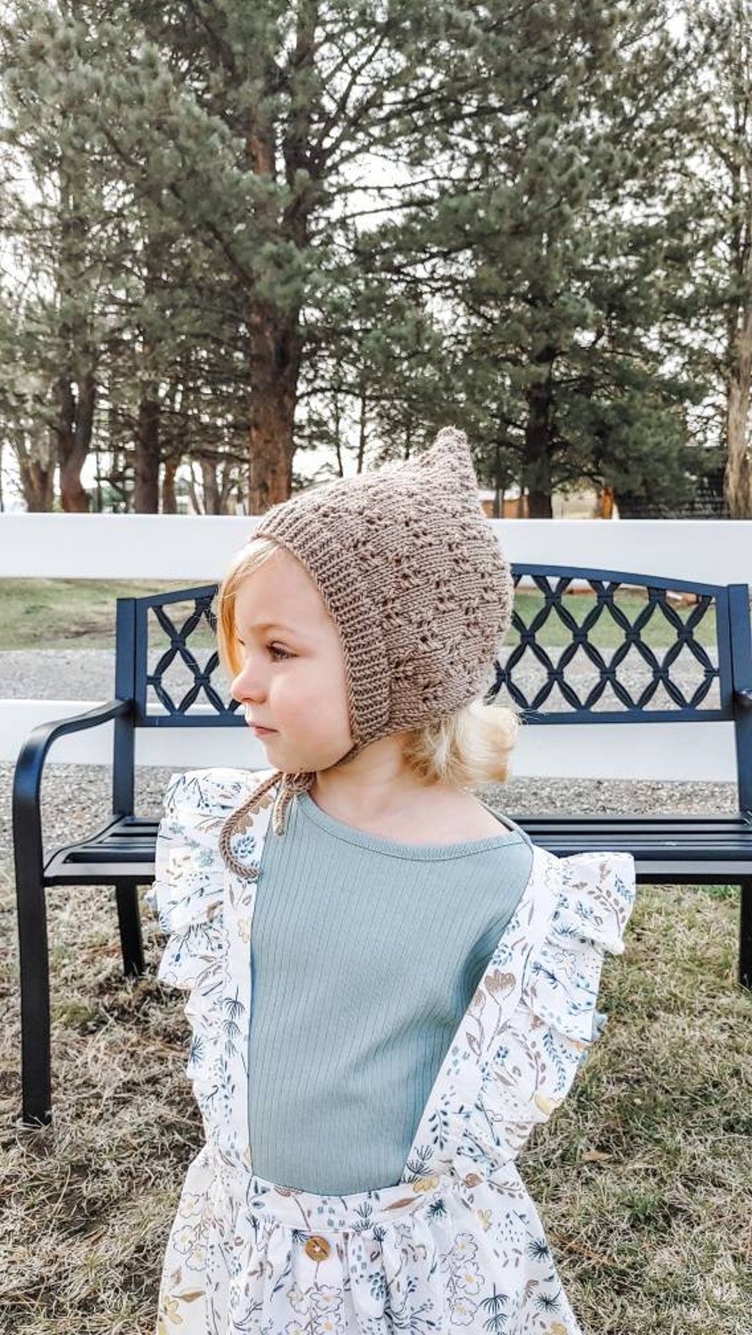 Mary Pixie Bonnet PDF PATTERN Newborn Baby Toddler Child Knit Bonnet ...