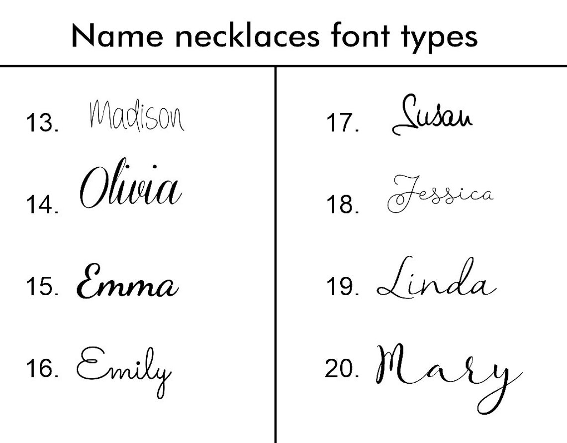 Small Name Necklace Gold Custom Lettering Necklace Tiny Word | Etsy