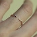 Diamond Knuckle Ring Rose Gold Diamond Ring Rose Gold Black - Etsy