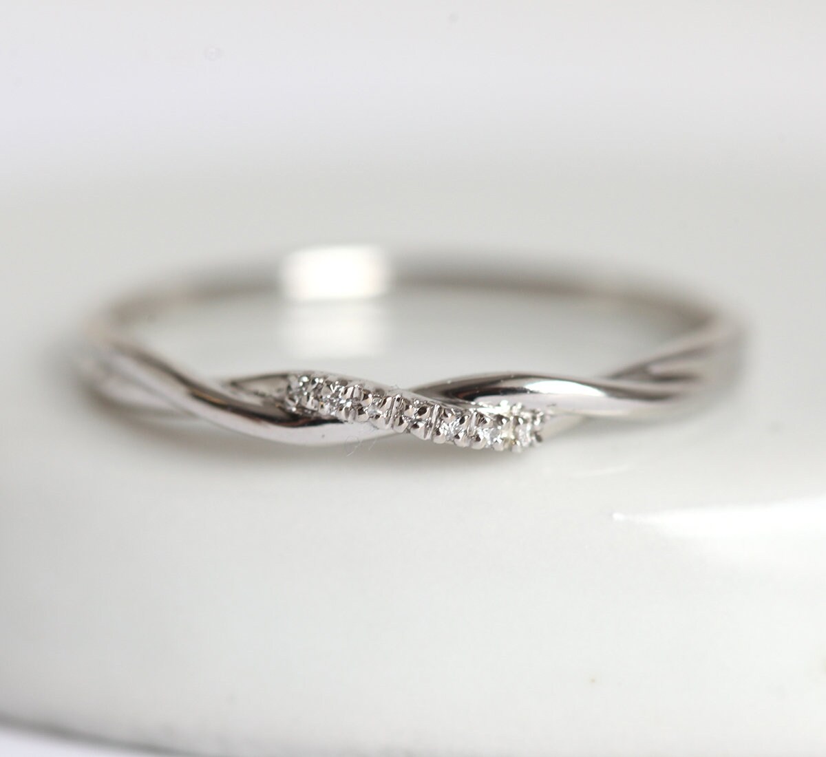 Twisted Band Rope Wedding Ring Twisted Rope Diamond Ring | Etsy