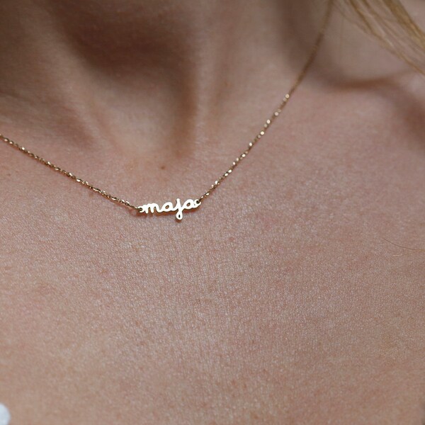 Tiny Necklace - Etsy