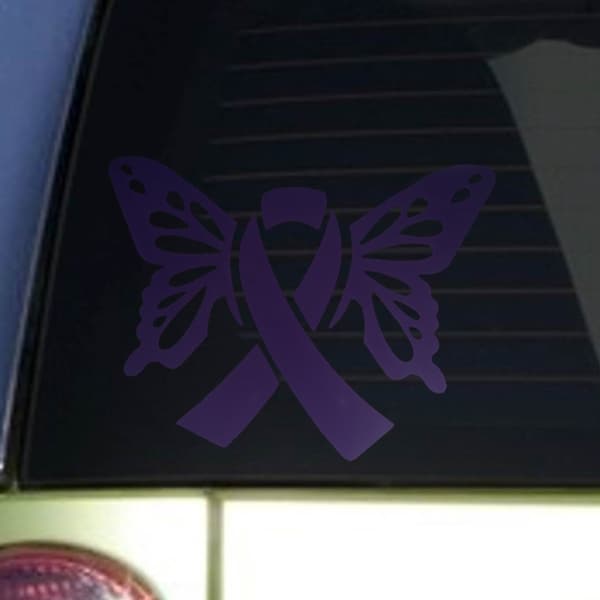 Purple Lupus Butterfly Decal - Etsy