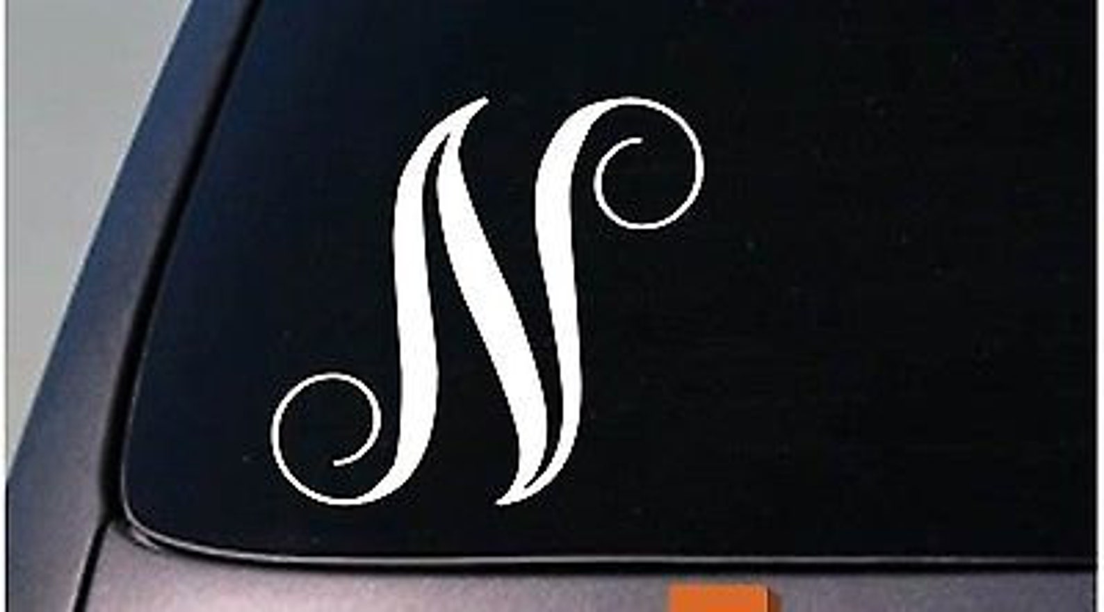 Letter N 6" Monogram Sticker Decal Truck Car Window Teach Craft ...