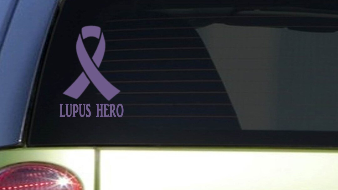 Lupus Hero *I400* 6x7.5 Inch Sticker Decal Purple Awareness Cure - Etsy