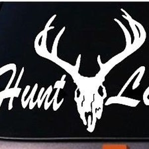 Hunt Life Sticker Deer Hunting Buck Grunt Decal Truck Bow Arrow Tree ...