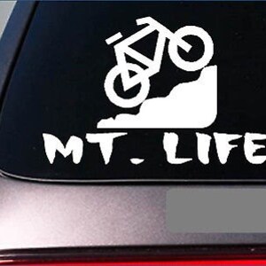Mt. Life *E246* Sticker Decal Mountain Bike Trail Bike Tires Peddals ...