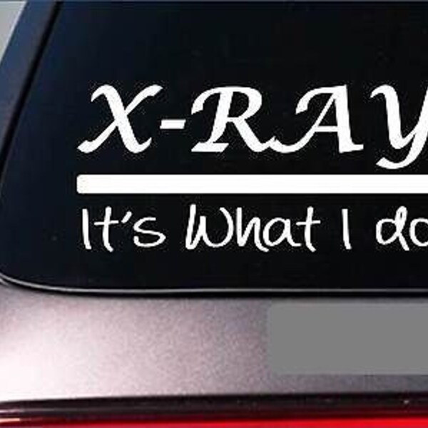 Radiology Window Decal - Etsy