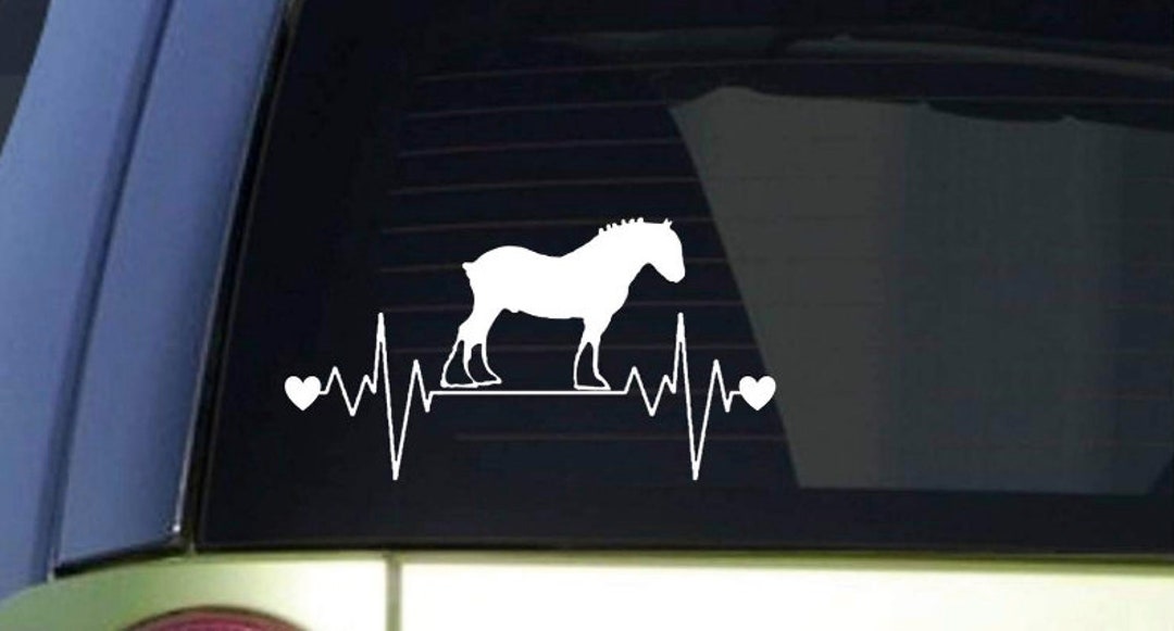 Clydesdale Sticker Lifeline TP 1315 Vinyl 8 Decal Draft Horse - Etsy