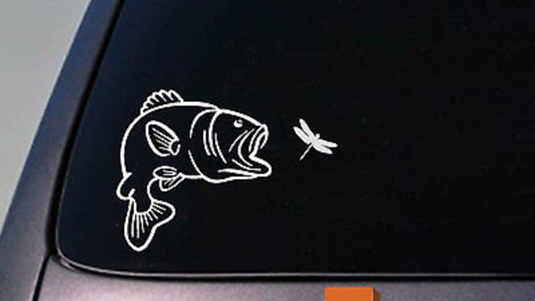 Largemouth Bass 6" Sticker Decal Bait Fishing Rod Reel Lure *D697* - Etsy