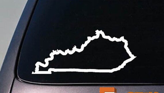 Kentucky State 6 Sticker Decal Car Truck Window College - Etsy