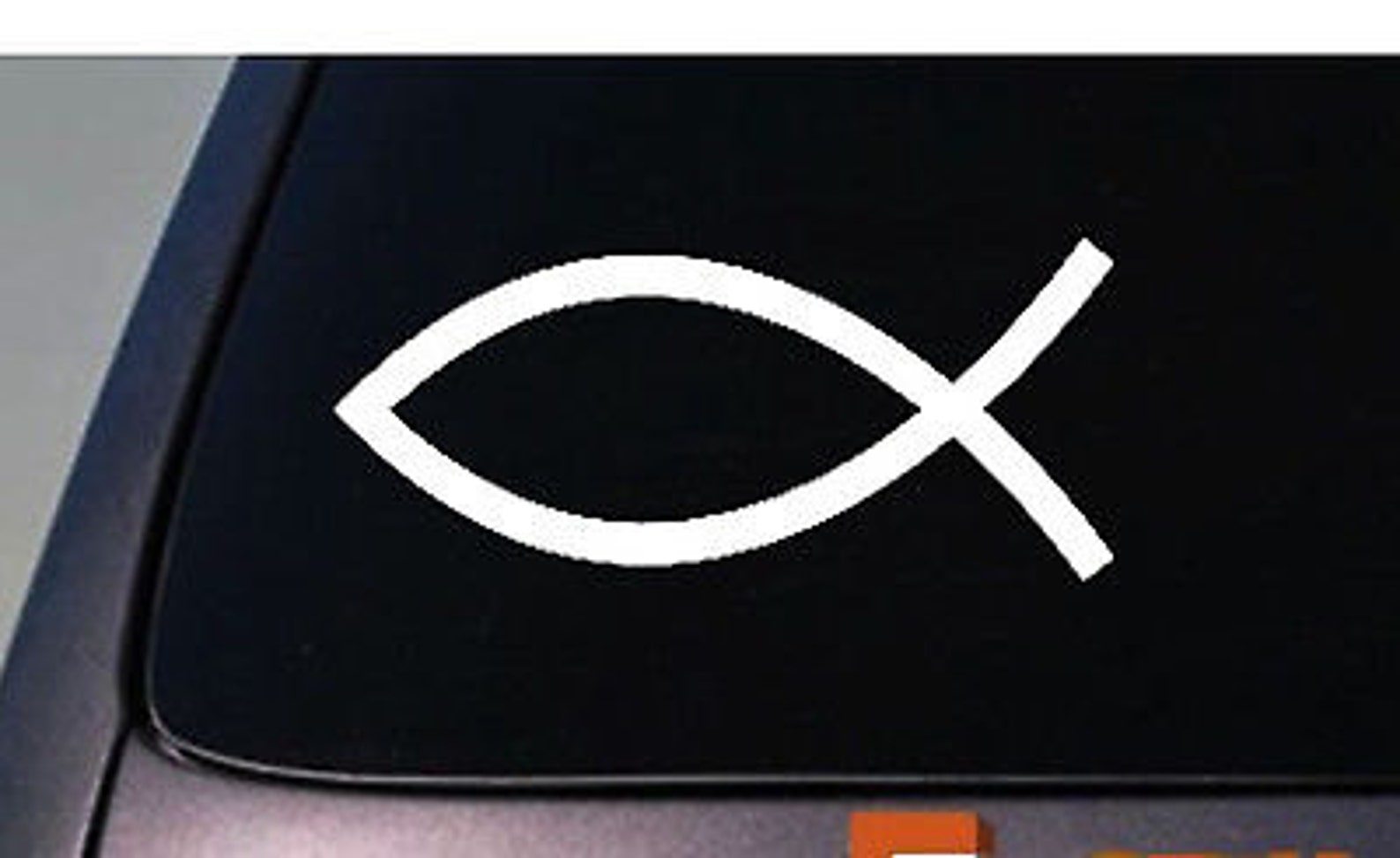 Jesus Fish Vinyl Car Window Decal Christian Catholic God Pray | Etsy