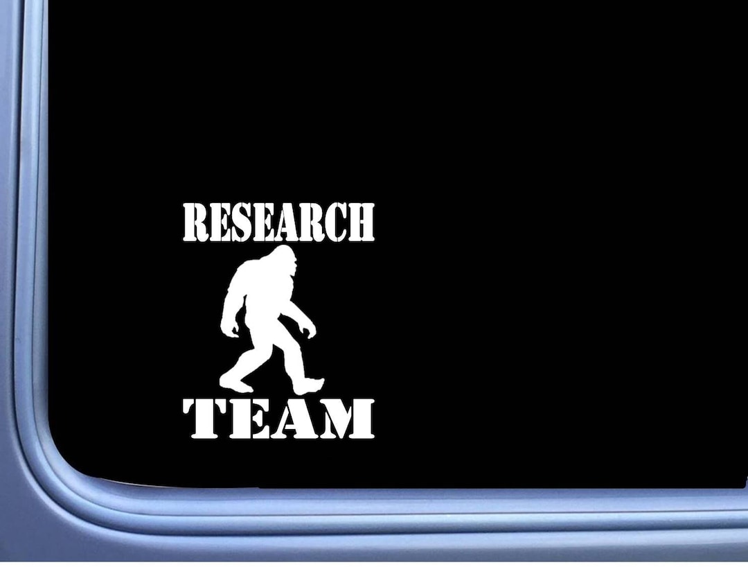 Bigfoot Research Team Vinyl Decal M116 6 Inch Sticker Sasquatch Squatch ...
