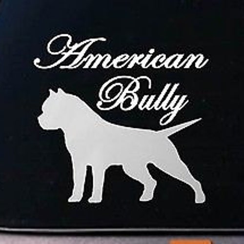 American Bully Dog Sticker Car Decal Window Laptop - Etsy