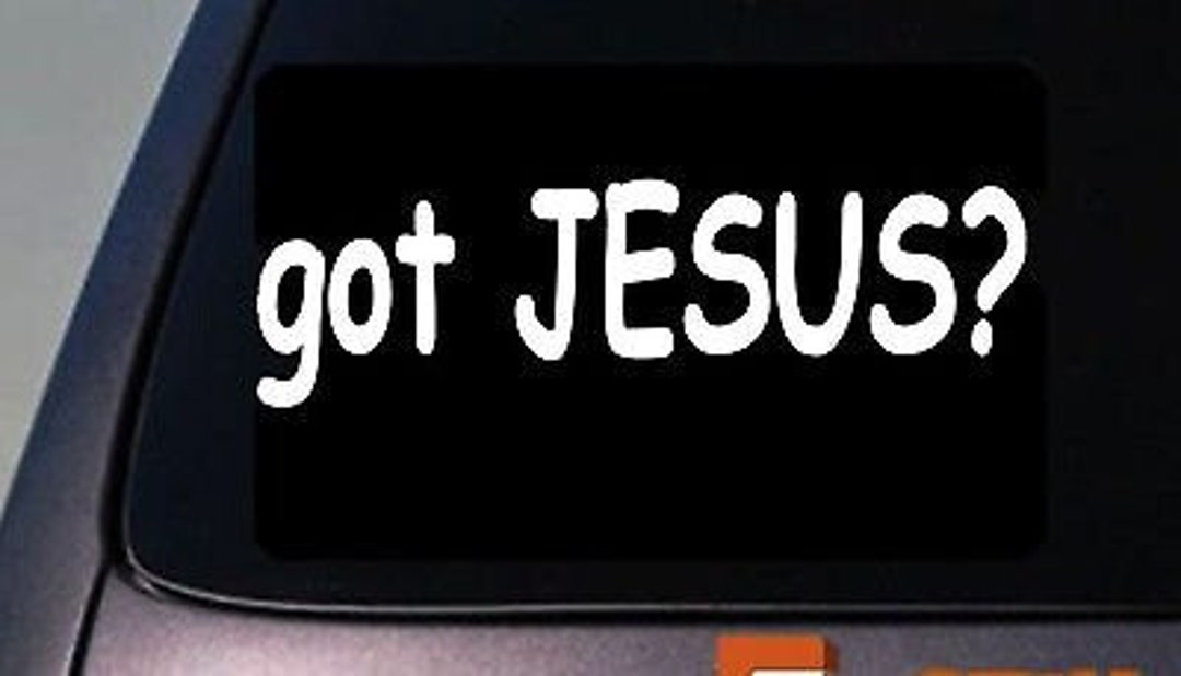 Jesus Decal Sticker Window Sticker 6" - Etsy