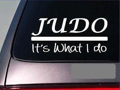 Judo Sticker Decal E355 Black Belt Master Kickboxing Spar | Etsy