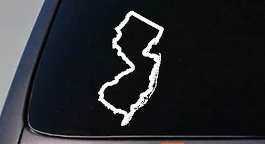 New Jersey State 6" Sticker Decal Car Truck Window College Football ...