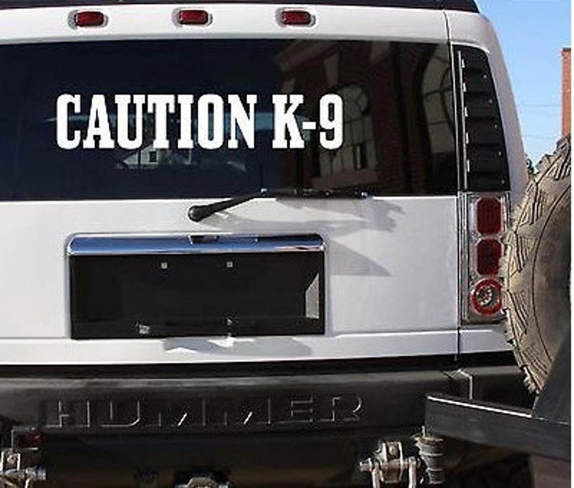 K9 Decal Schutzhund Police Guard Dog (6X30) Large Decal Sticker ...
