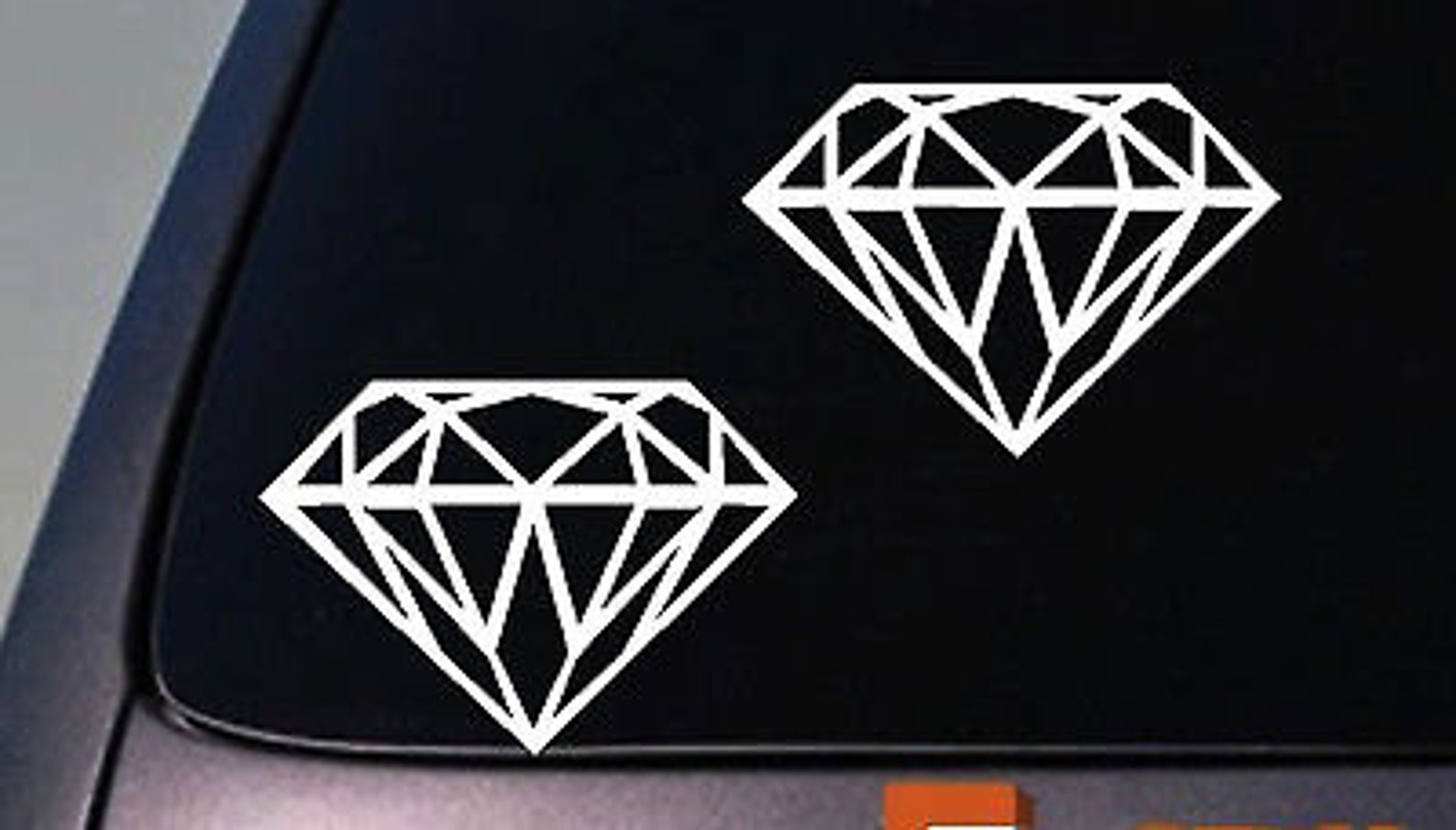 2 Diamond Vinyl Decals Car Sticker Truck Suv Boat C268 | Etsy