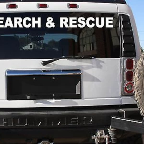 Search and Rescue Decals - Etsy