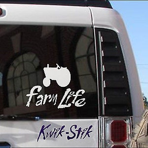 Farm Life Tractor Sticker Decal Combine Garden Rake Plow Crops ...