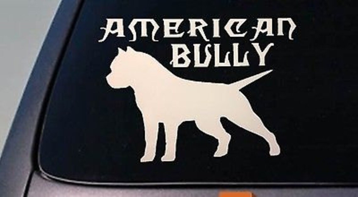 American Bully *B178* Pit Bull Pitbull Dog Sticker Car Decal Jl Chints ...