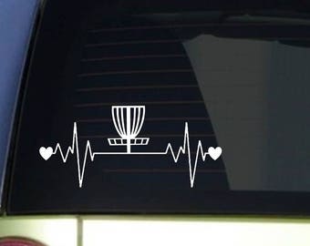 Disc Golf Plain L771 8 Inch Sticker Putter Driver Basket Decal | Etsy