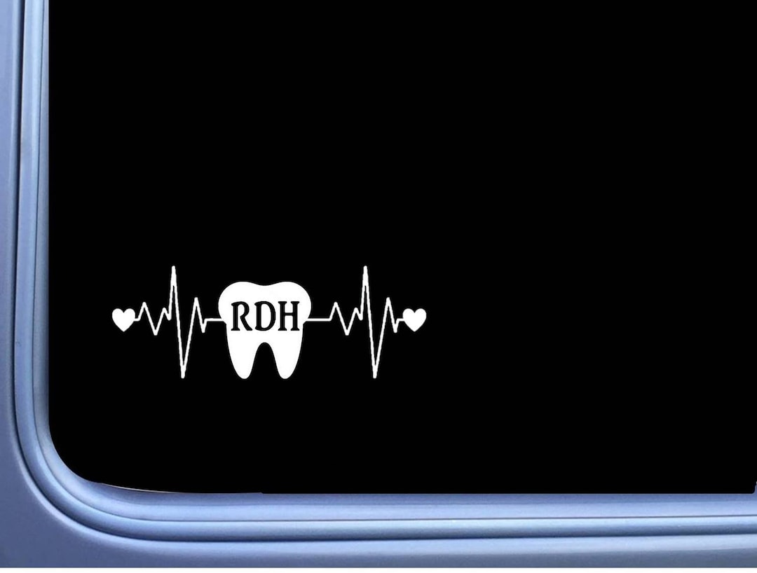RDH Tooth Lifeline M184 Window Decal Dentist Hygienist - Etsy