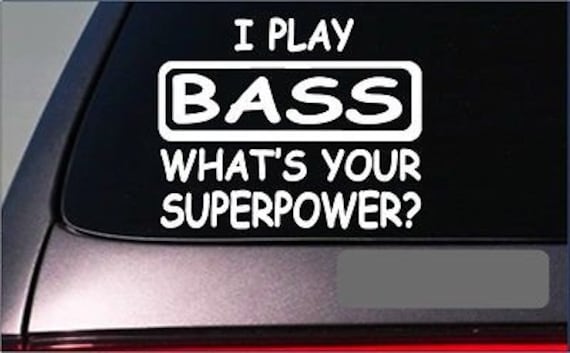 Bass 8 Sticker Decal G354 Guitar Strings Tuner | Etsy
