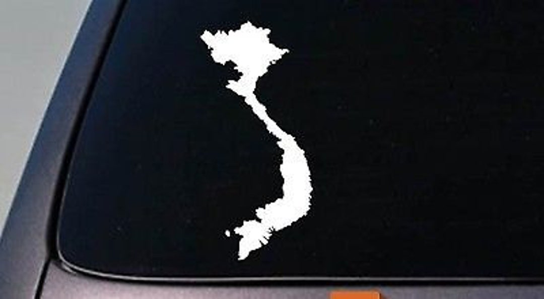 Vietnam Country Sticker Truck Car Window Laptop Vinyl Decal 6" Sticker ...