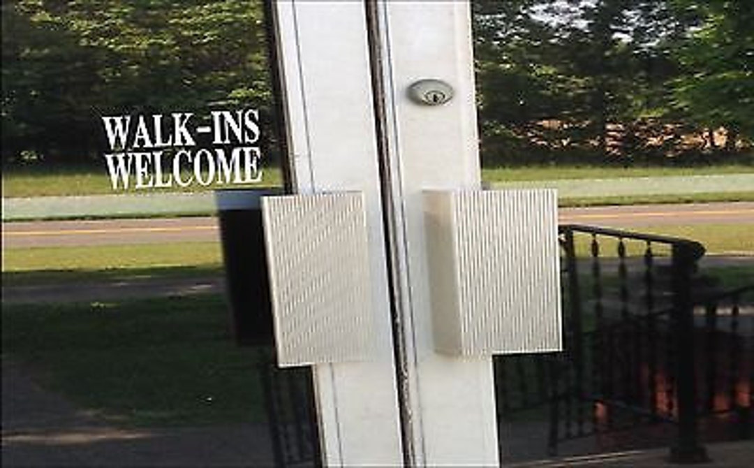 Walk-ins Welcome Signs Sticker Hairstylist Salon Barber Door 8 Inch ...