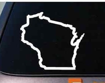 Wisconsin Window Decal - Etsy