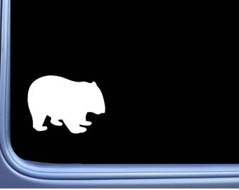 Wombat Big Heart J895 6 Inch Sticker Australia Decal | Etsy