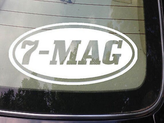 7 Mag Decal Sticker Window Sticker Deer Hunting Decal 6 | Etsy
