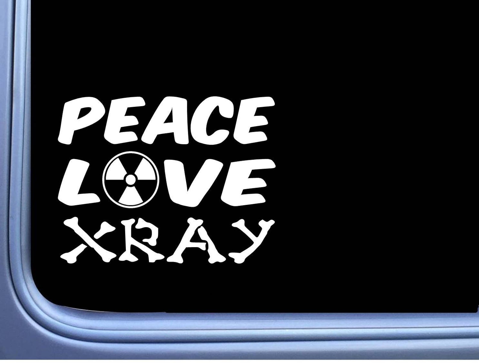 Peace Love Xray Words M358 6 Inch Sticker Decal Tech Cast - Etsy