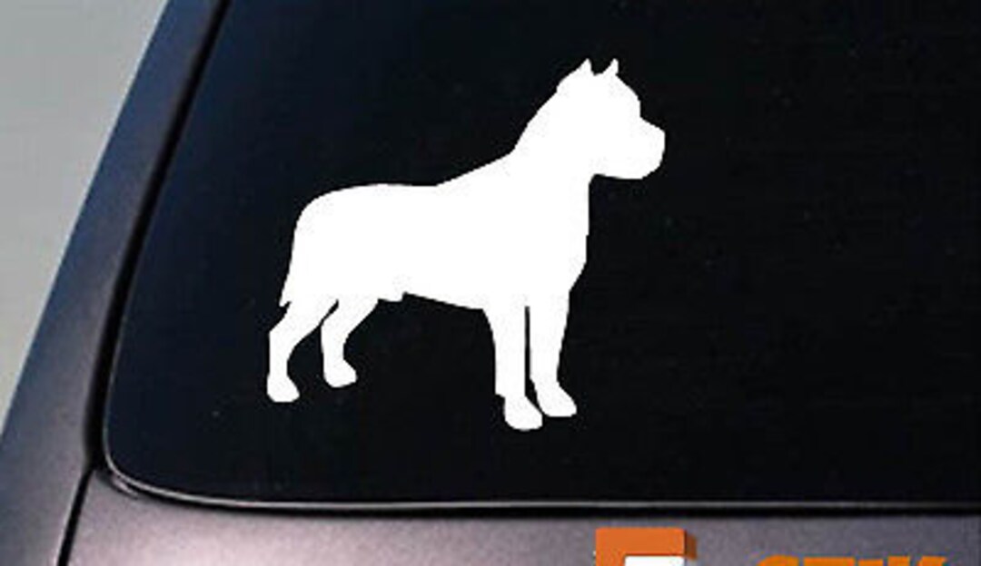 Pit Bull American Bully 6" Sticker Decal Apbt Amstaff Rescue *D731* - Etsy