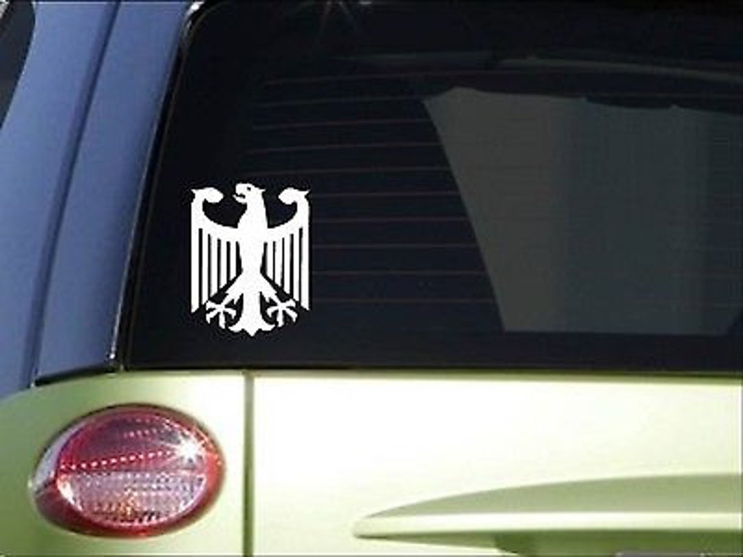German Golden Eagle *I095* 8" Sticker Decal Deutshland German Coat of ...