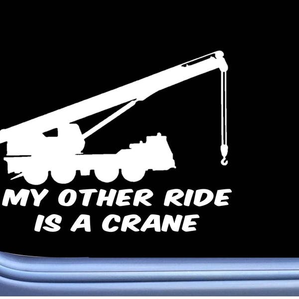 Crane Operator Decal - Etsy